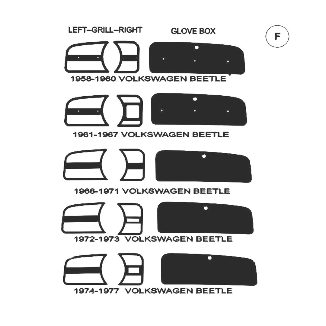 Volkswagen Beetle Interior Dash Trim Kits - Direct Car Trim